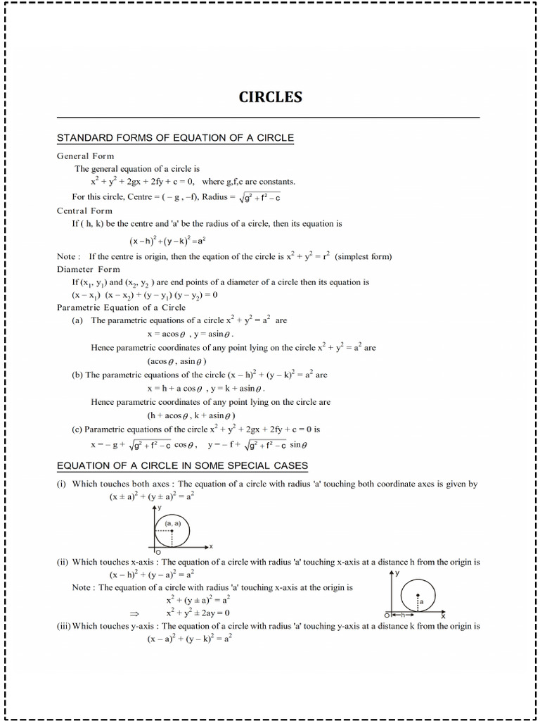 CH 17 Circles | PDF