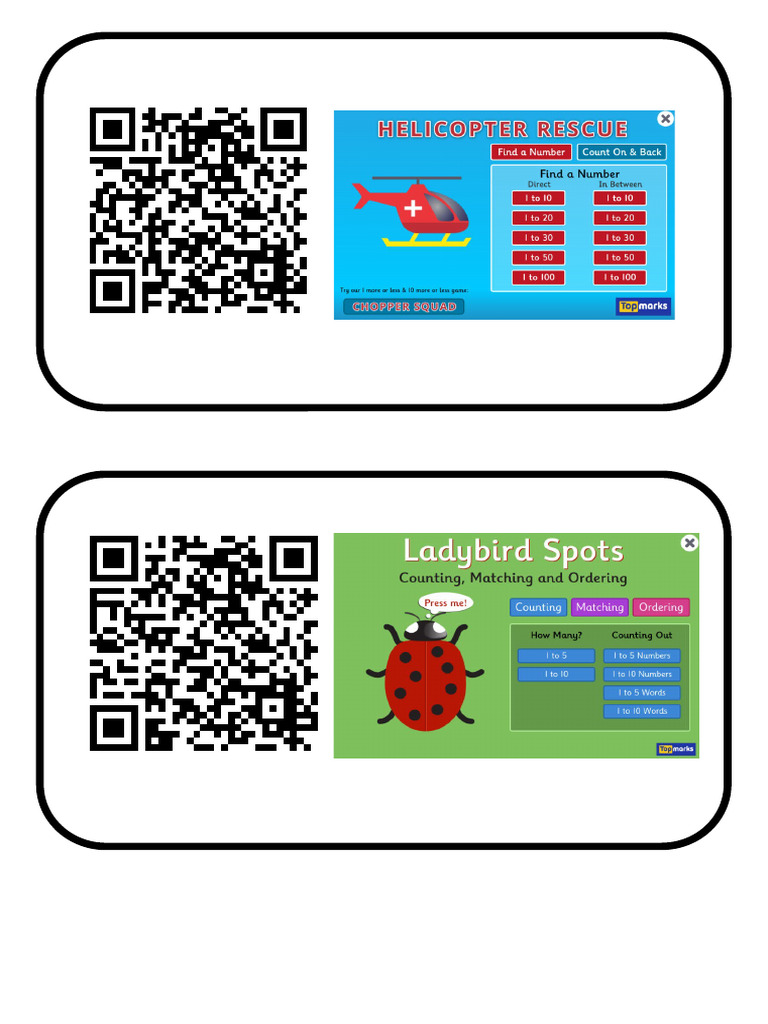Early Level QR Codes | PDF
