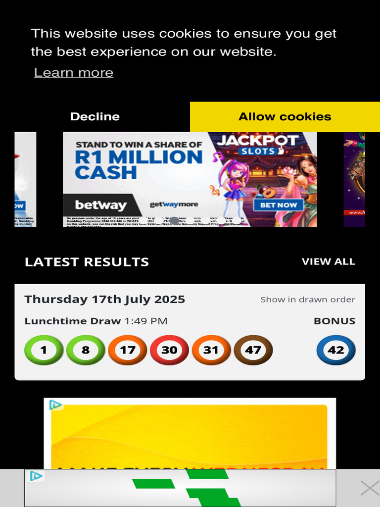 49s The Original Live Draw UK 49s | PDF