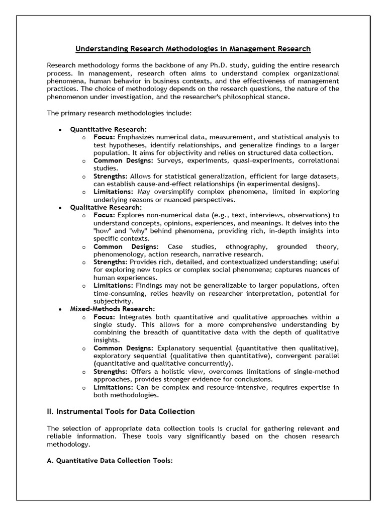 ITM in Research Methodologies | PDF | Statistics | Qualitative Research