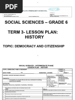 GRADE 6 TERM 3 History Activities | PDF | Citizenship | Democracy