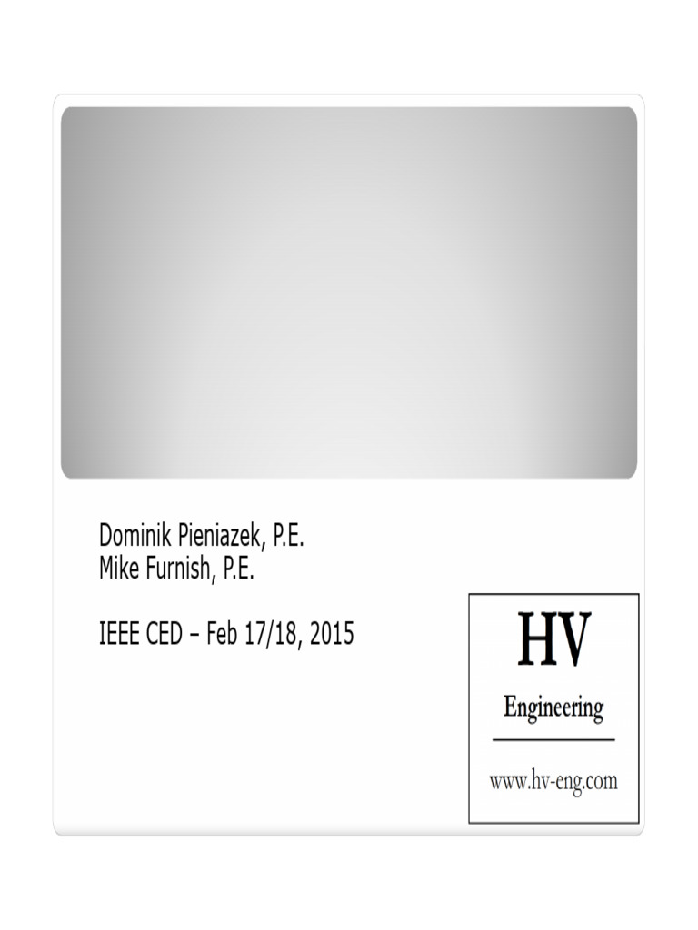 HV Substation Design | PDF