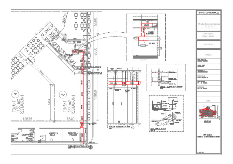 Lotte Grosir Layout Plan Overview | PDF
