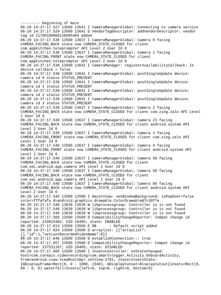 Logcat 1751182637505 | PDF | Java (Programming Language) | Computing Platforms
