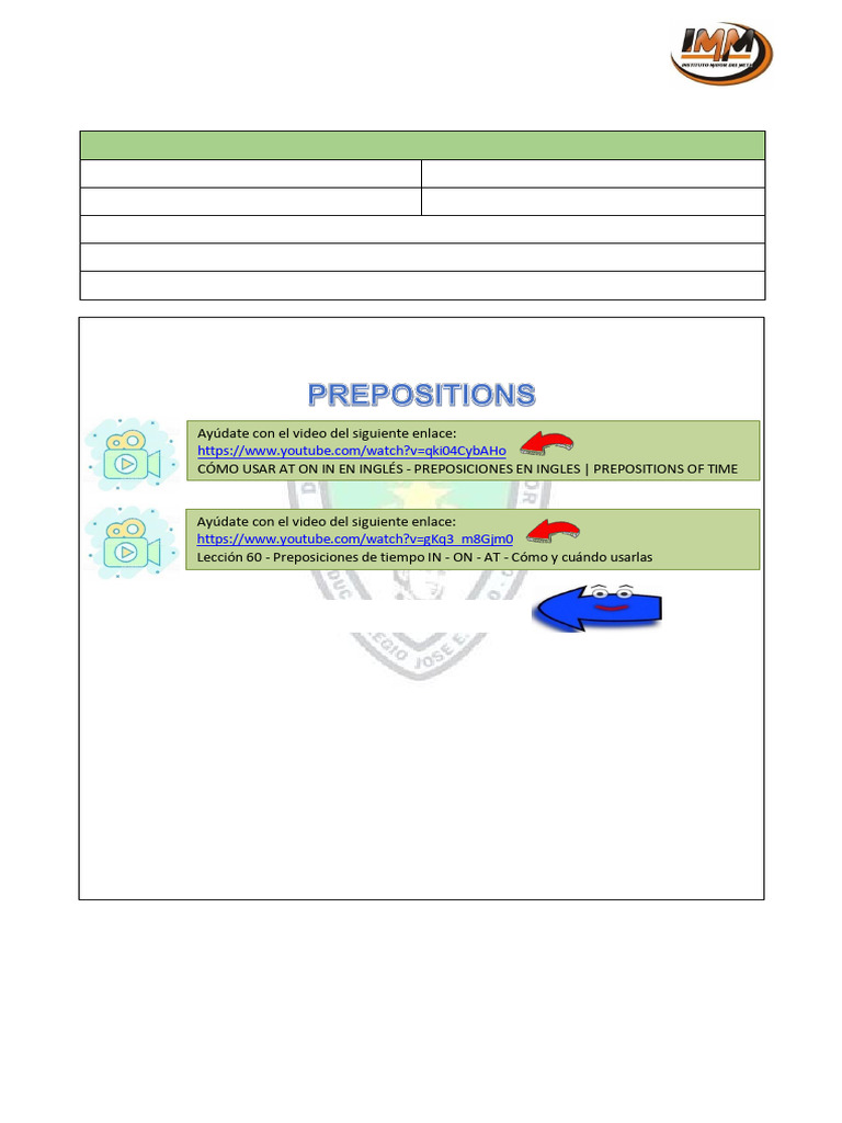 Ingles Semana 1o Decimo Once | PDF | Lingüística