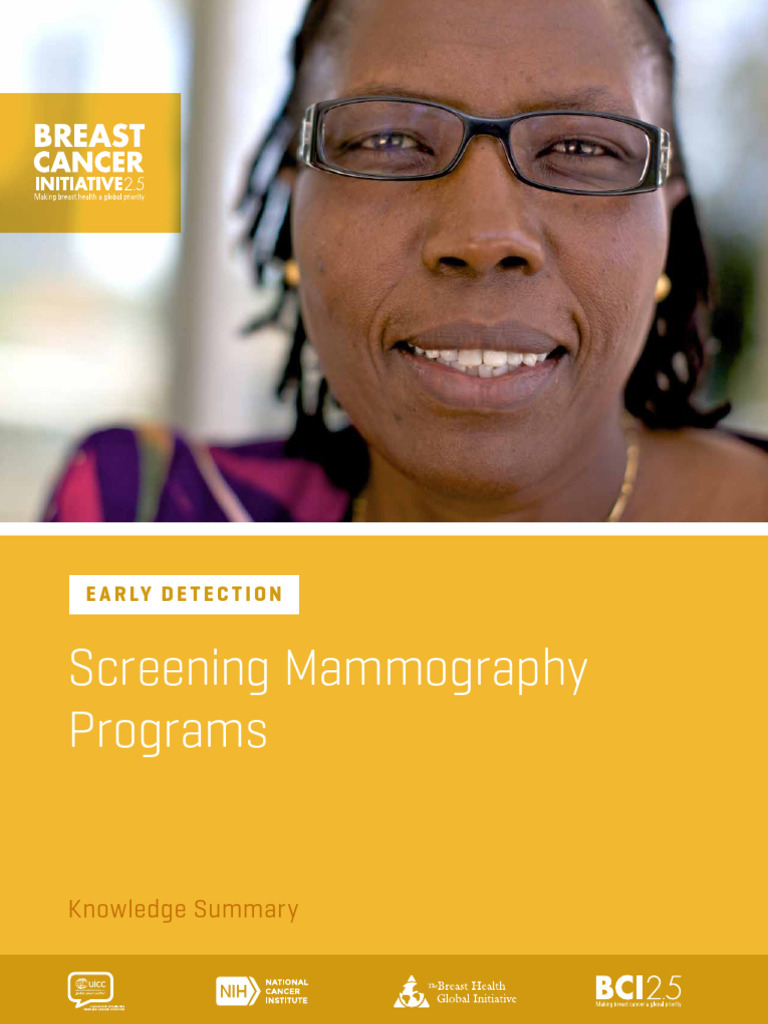 KS Early Detection Mammography 030617 | PDF | Mammography | Screening ...