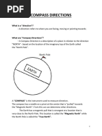 Giving Directions With A 16 Point Compass | PDF