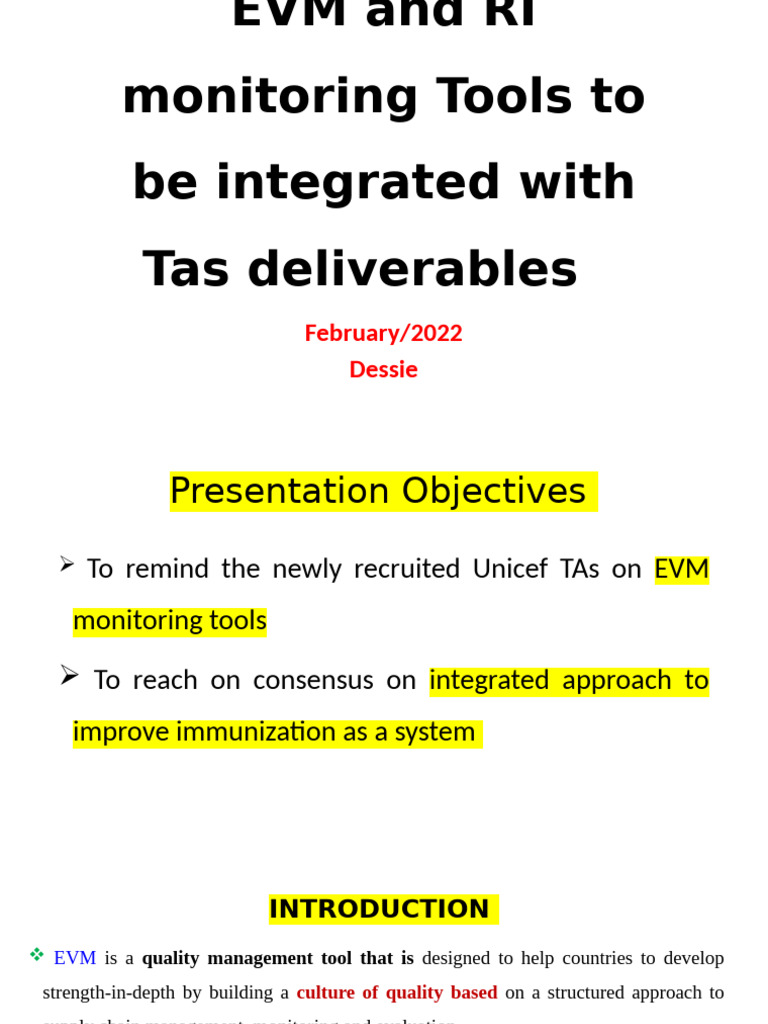 EVM Training Manual for Immunization TAs | PDF | Business