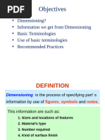 2D Drawing Dimensioning Guidelines | PDF | Engineering Tolerance | Geometry