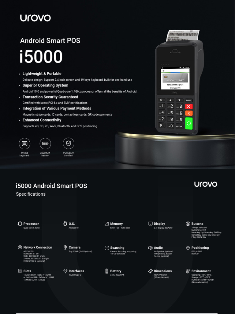 i5000(EN)-PB-20230413 | PDF | Smart Card | Computer Hardware