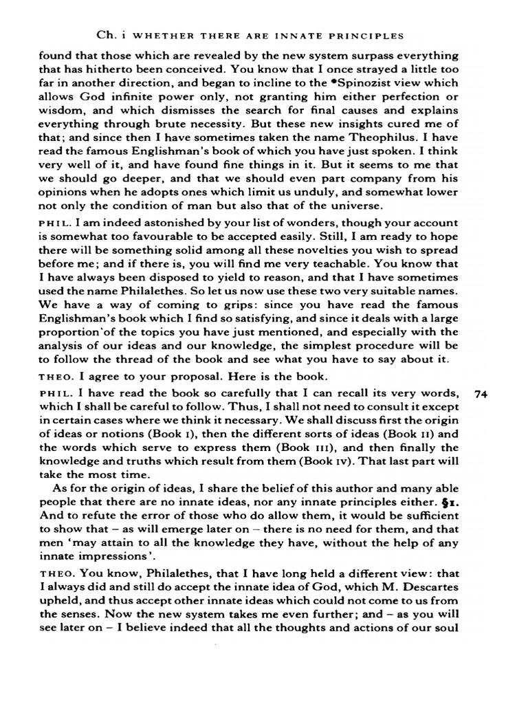Leibniz G. - New Essays 69-108 | PDF | Truth | Knowledge