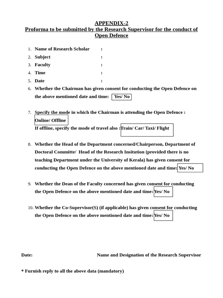 APPENDIX-2-Proforma Open Defense Dates - Research Supervisor University ...
