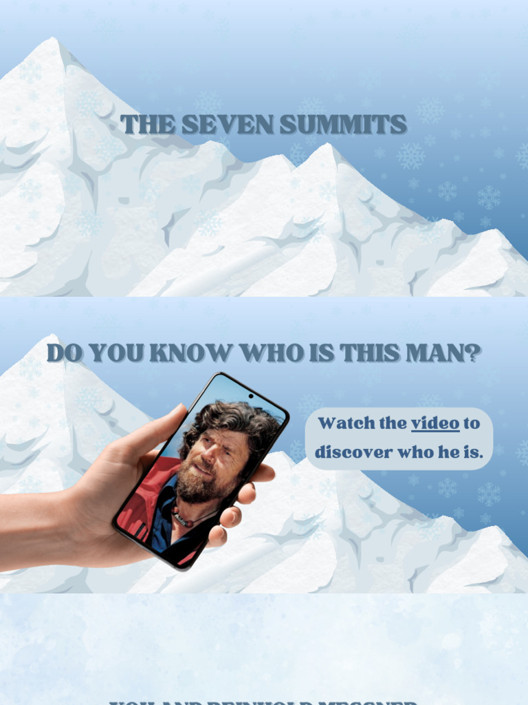 The Seven Summits Lesson | PDF | Mountaineering