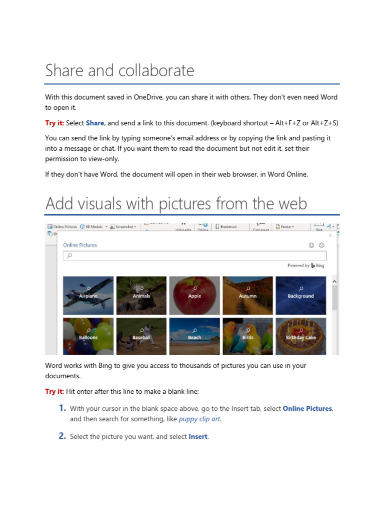 Share and Collab | PDF