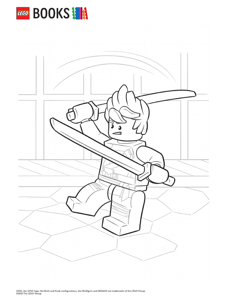 Ninjago Theme Activity Color 2021 02 | PDF