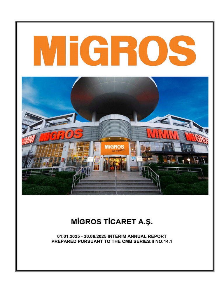 Migros Activity Report June 2025 | PDF | Dividend | Audit