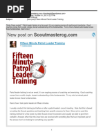 Patrol Leaders Handbook | PDF | Scouting | Youth Organizations