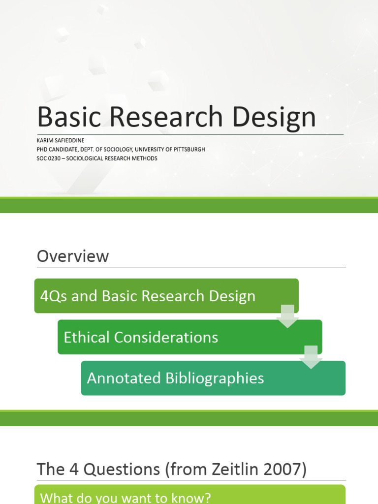 Essential Guide to Research Design | PDF | Methodology | Institutional ...