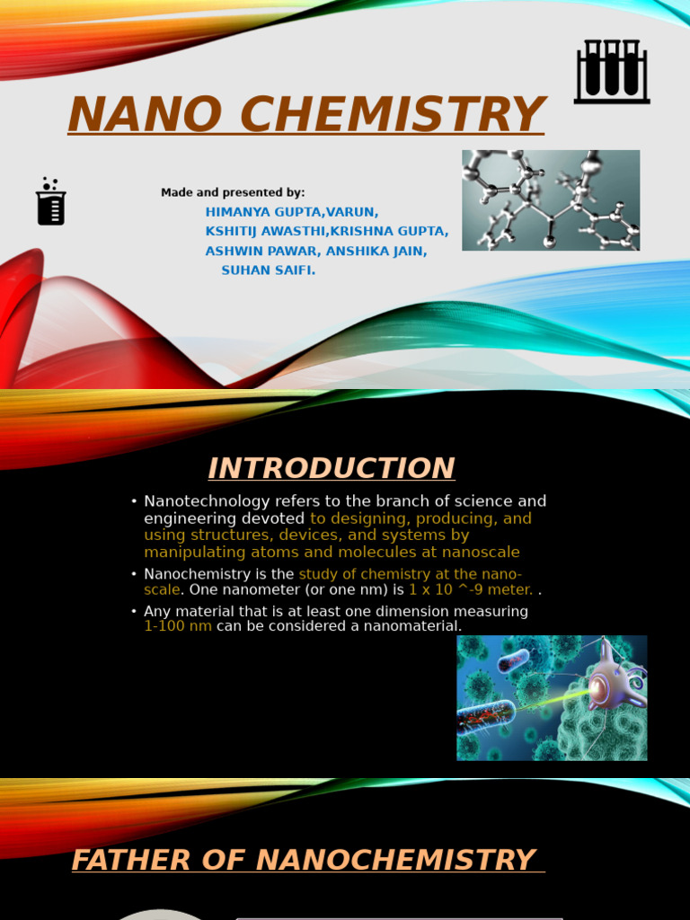Introduction to Nanochemistry | PDF | Nanotechnology | Materials Science