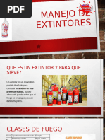 Manejo y Tipos de Extintores | PDF | Incendios | Materiales