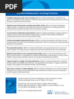 Principles To Actions Overview | PDF | National Council Of Teachers Of ...
