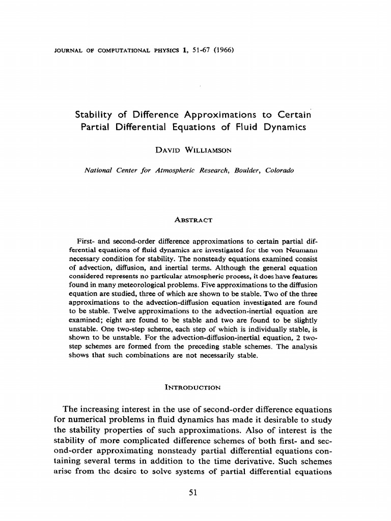 Stability of Difference Approximations To Certain | PDF | Eigenvalues ...