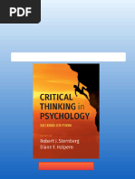 Thinking Critically With Psychological Science Test Bank | PDF