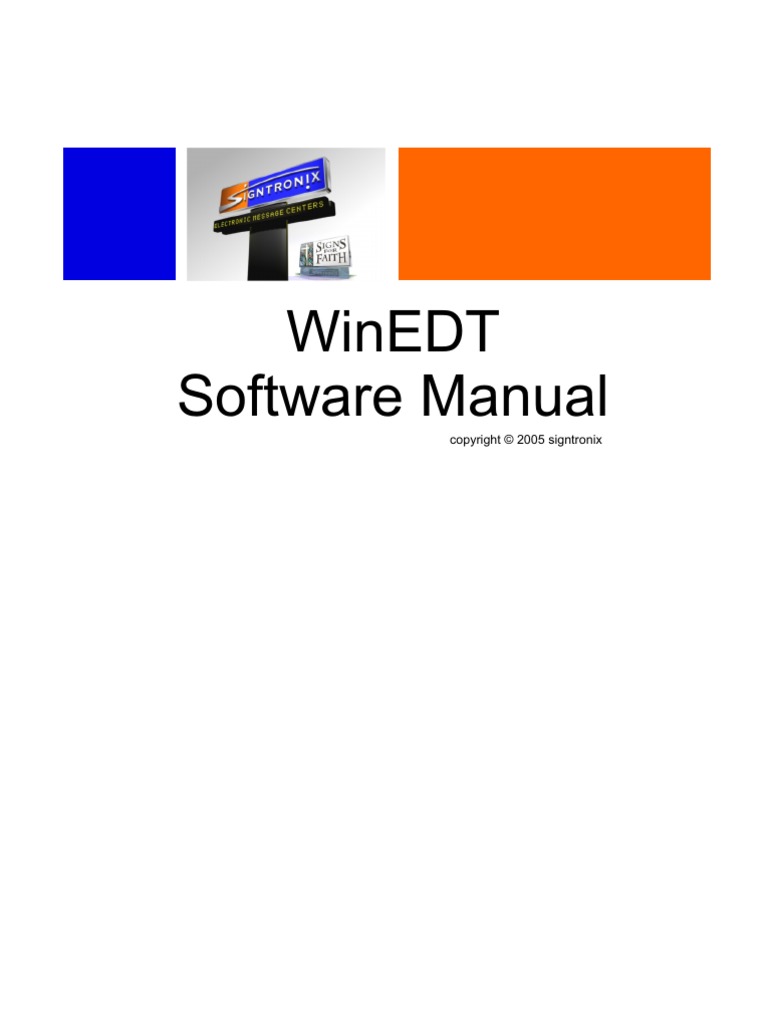 Winedt Manual | PDF | Button (Computing) | Cursor (User Interface)