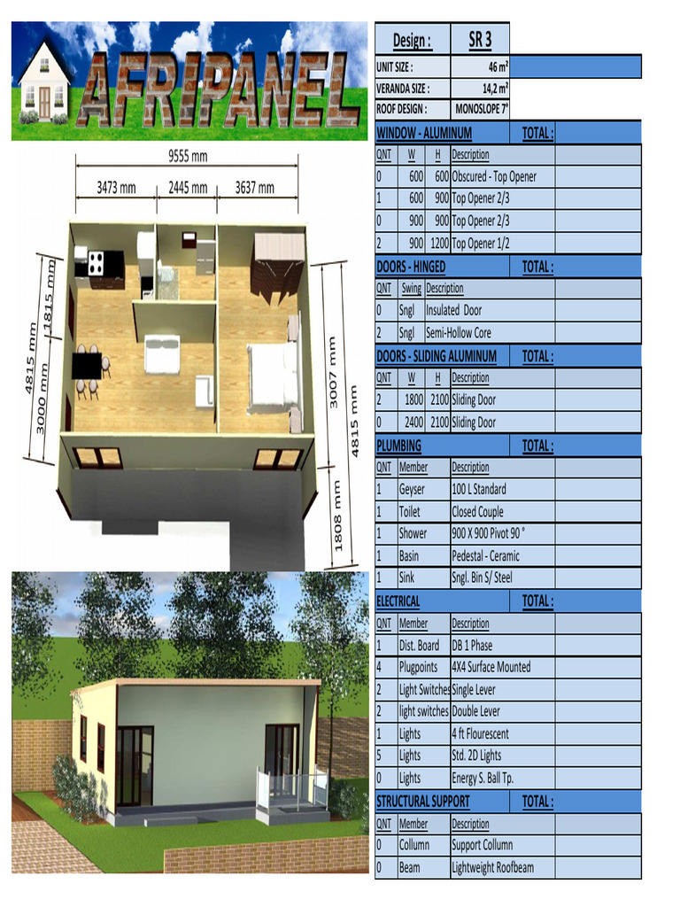 SR 3 Unit Specifications and Features | PDF