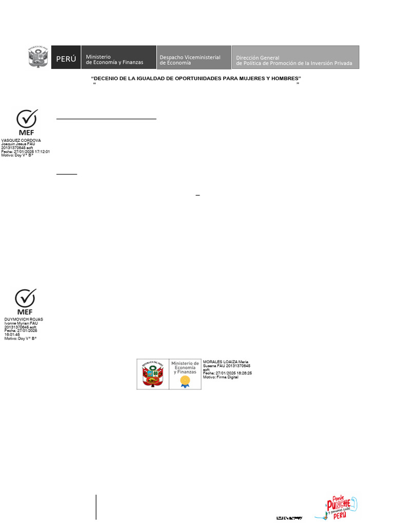 Oficio - 013 2025 EF 6802 | PDF | Regulación | Perú