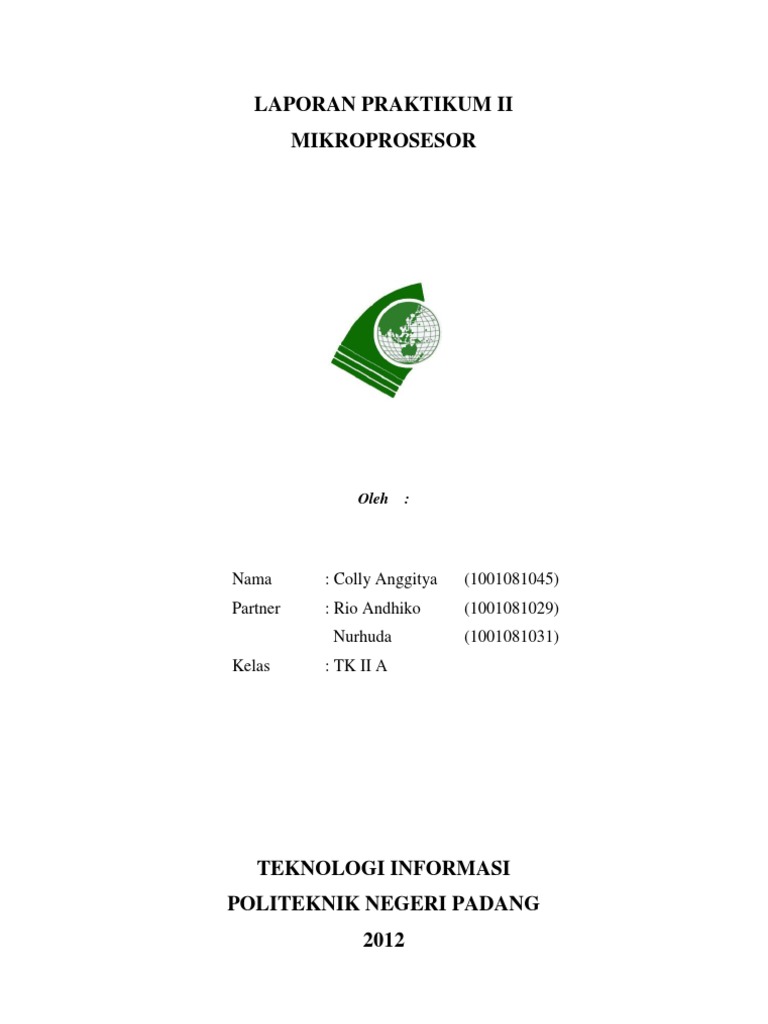 Laporan Ii Praktikum Mikroprosesor | PDF
