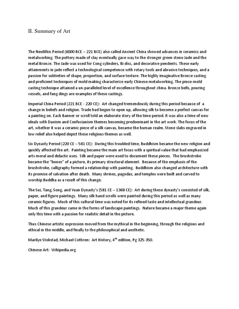 Summary of The Art | Download Free PDF | Art Media | Paintings