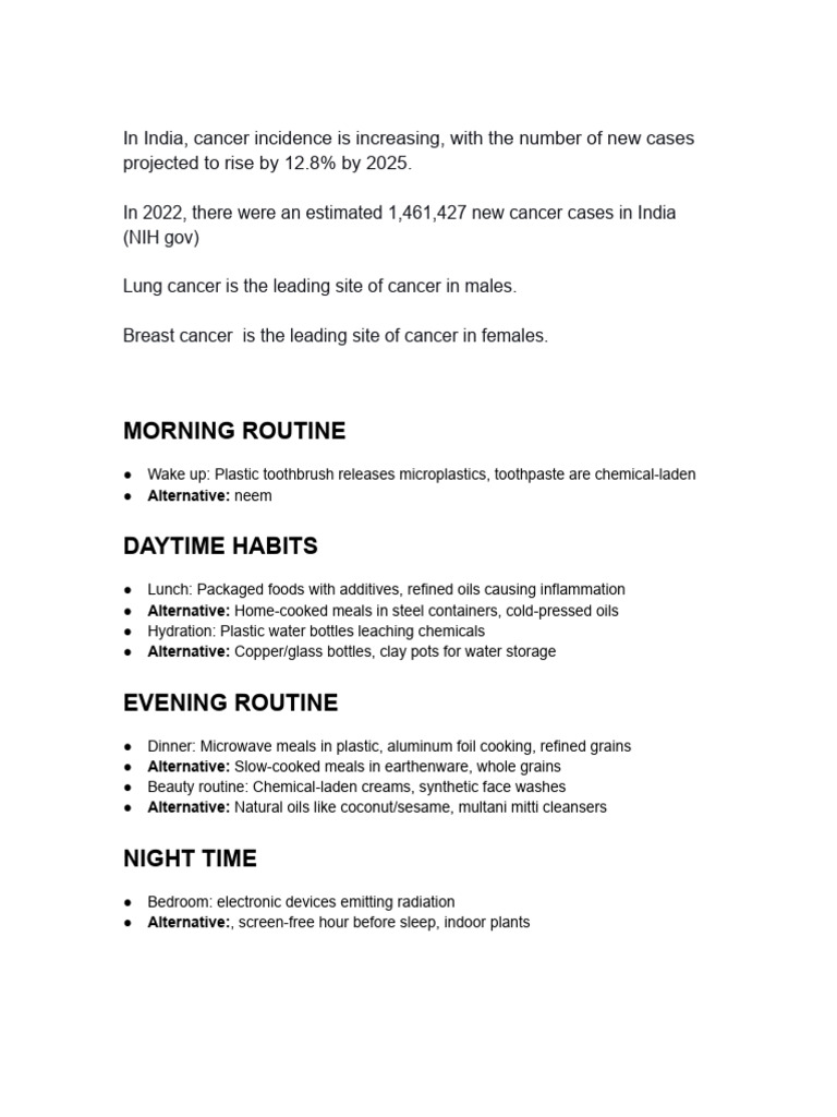 Cancer Prevention | PDF