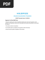 CSWP Practice Test Book: Certified Solidworks Professionals | PDF ...