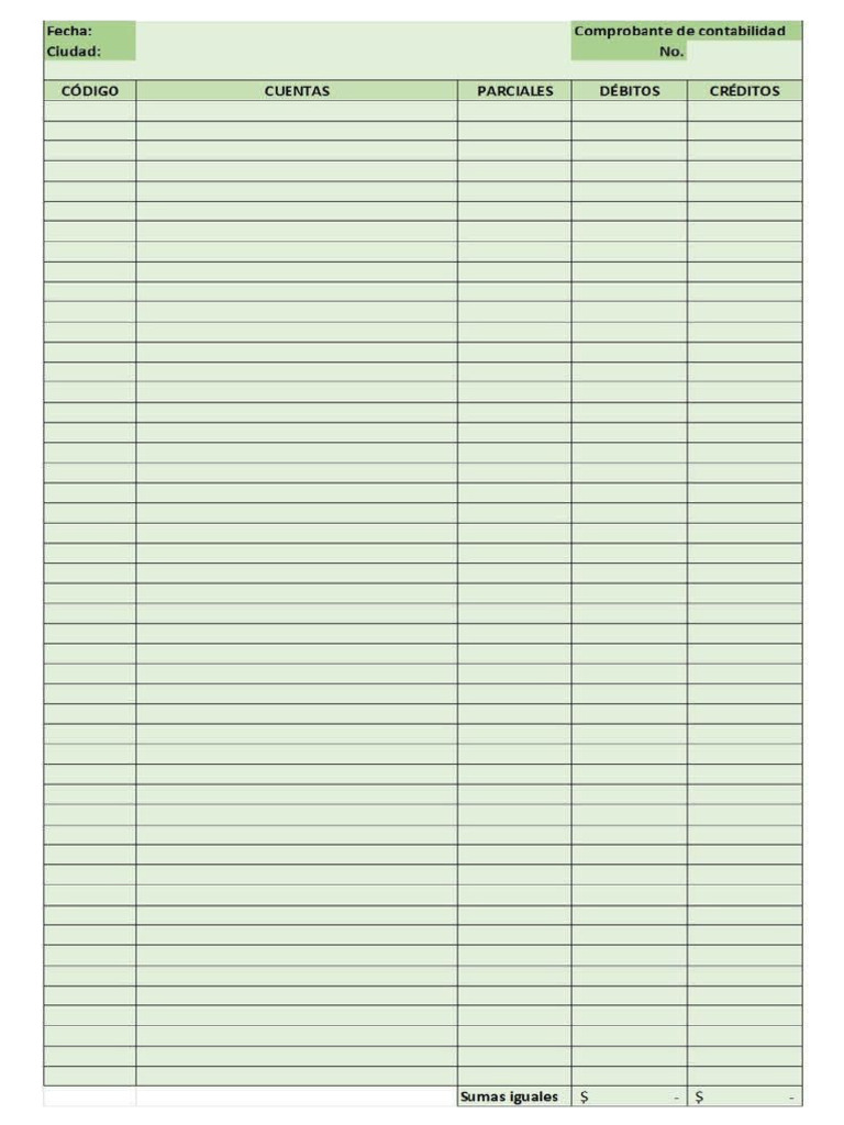 Formato Libro de Diario | PDF