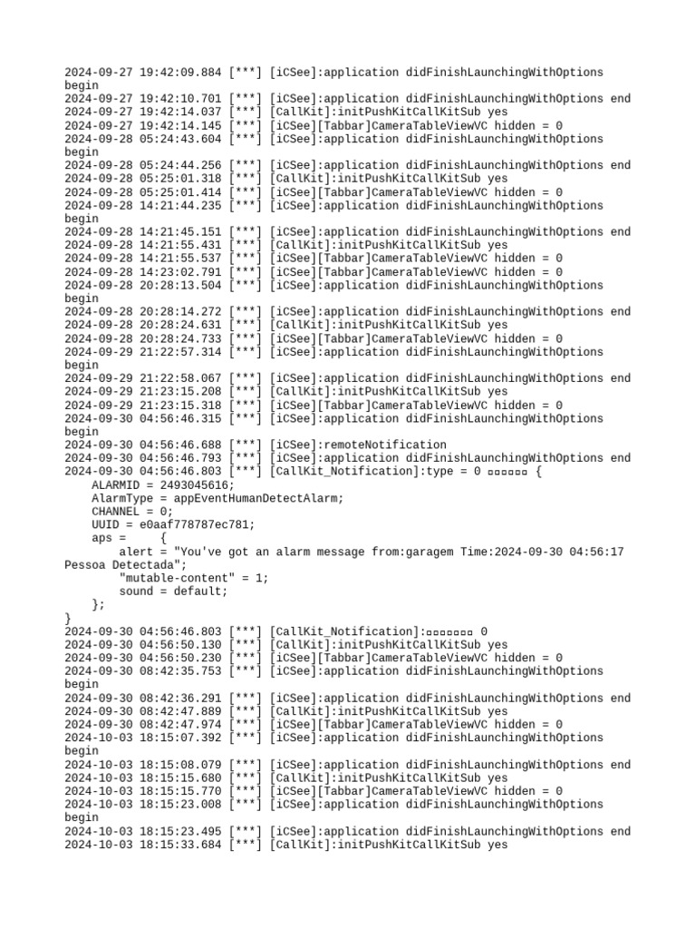 App Debug Log | PDF