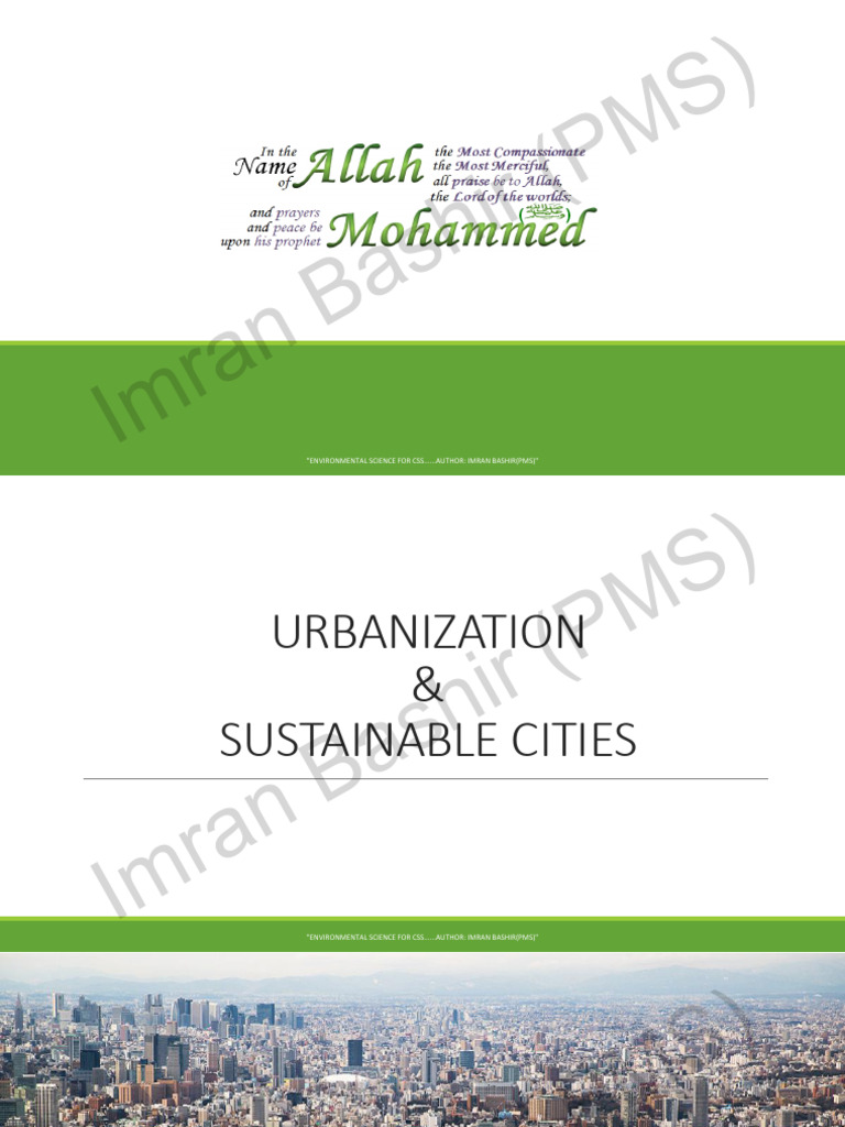 2.4 - Urbanization - Sustainable Cities | PDF | Sustainable City ...