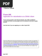 MN1 Form for Child Citizenship Application | PDF