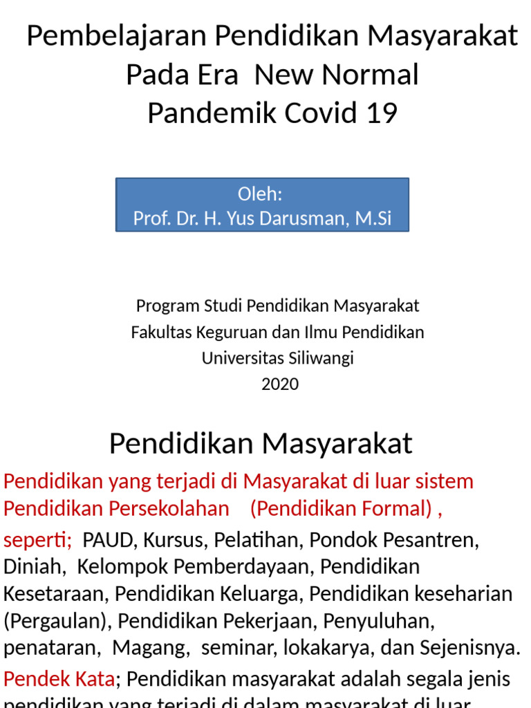 Webinar Penmas | PDF