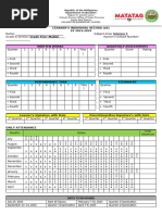 Individual Learners Record TEMPLATE | PDF | Academic Term | Educational Assessment And Evaluation