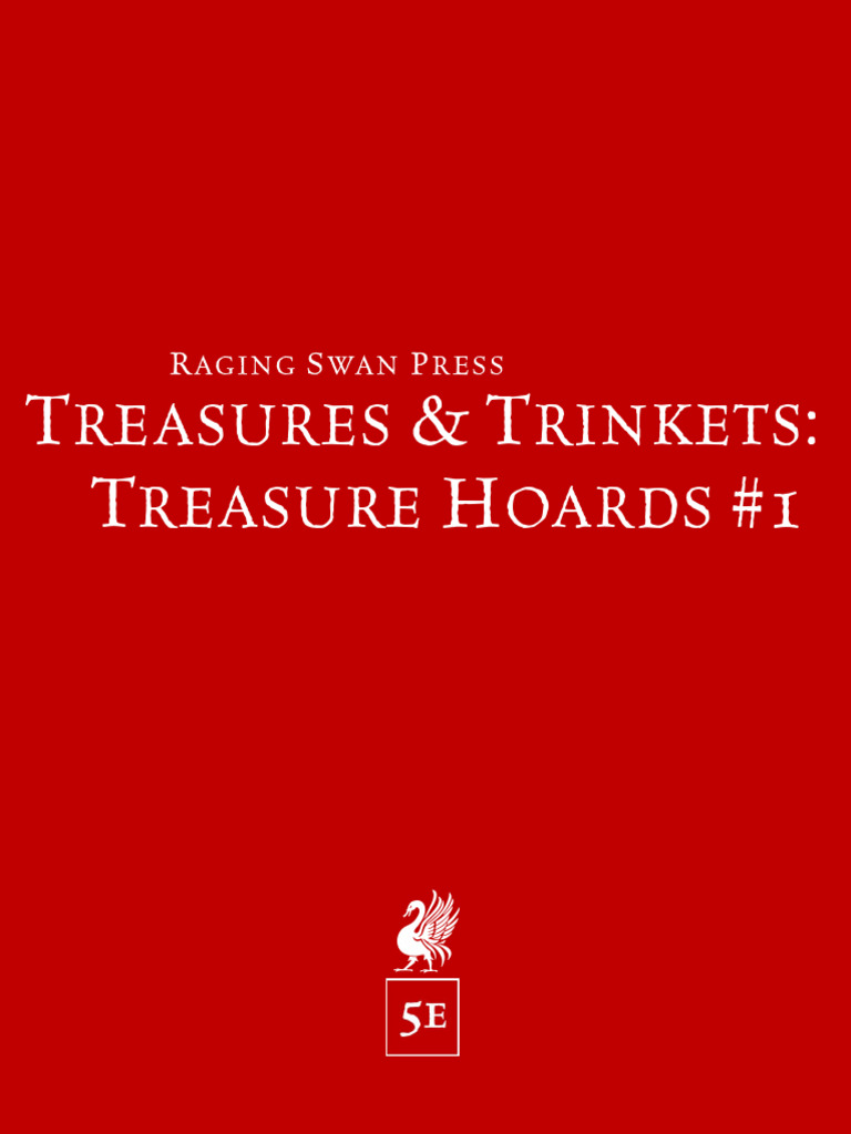 Treasures & Trinkets - Treasure Hoards 1 | PDF | License | Copyright