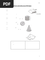 GRADE 10.volume and Surface Area | PDF | Volume | Area