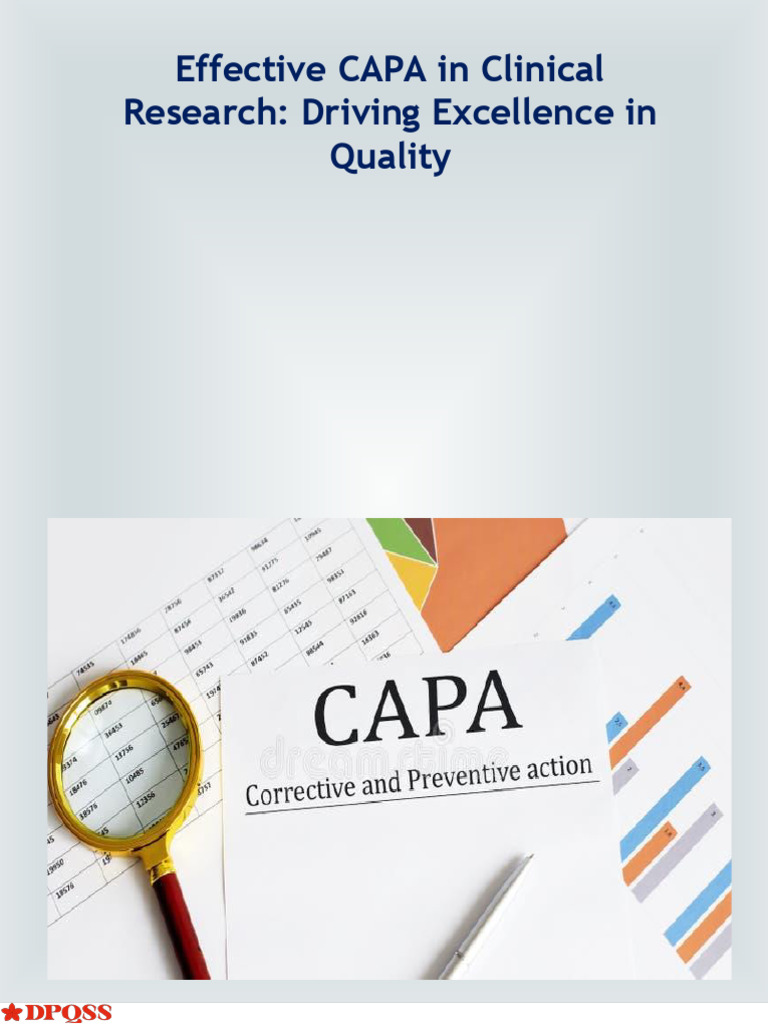 Effective CAPA in Clinical Research | PDF
