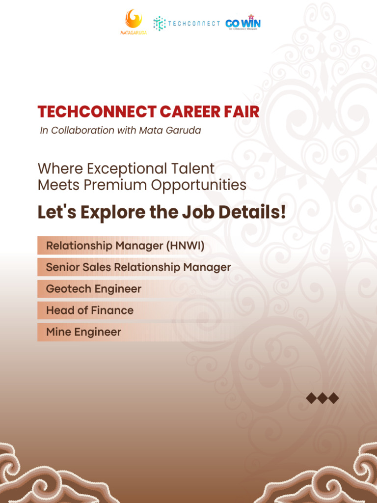 TechConnect Career Fair Opportunities | PDF | Financial Analyst | Economies