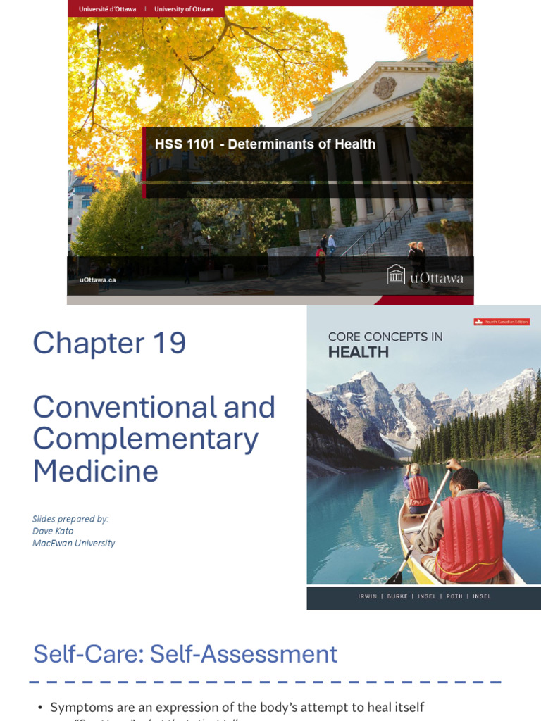 14 - Chapter 19 Conventional and Complementary Medicine | PDF ...