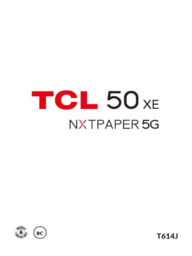 T614J TCL 50 XE NXTPAPER 5G_User Manual_ENG | PDF | Smartphone | Camera