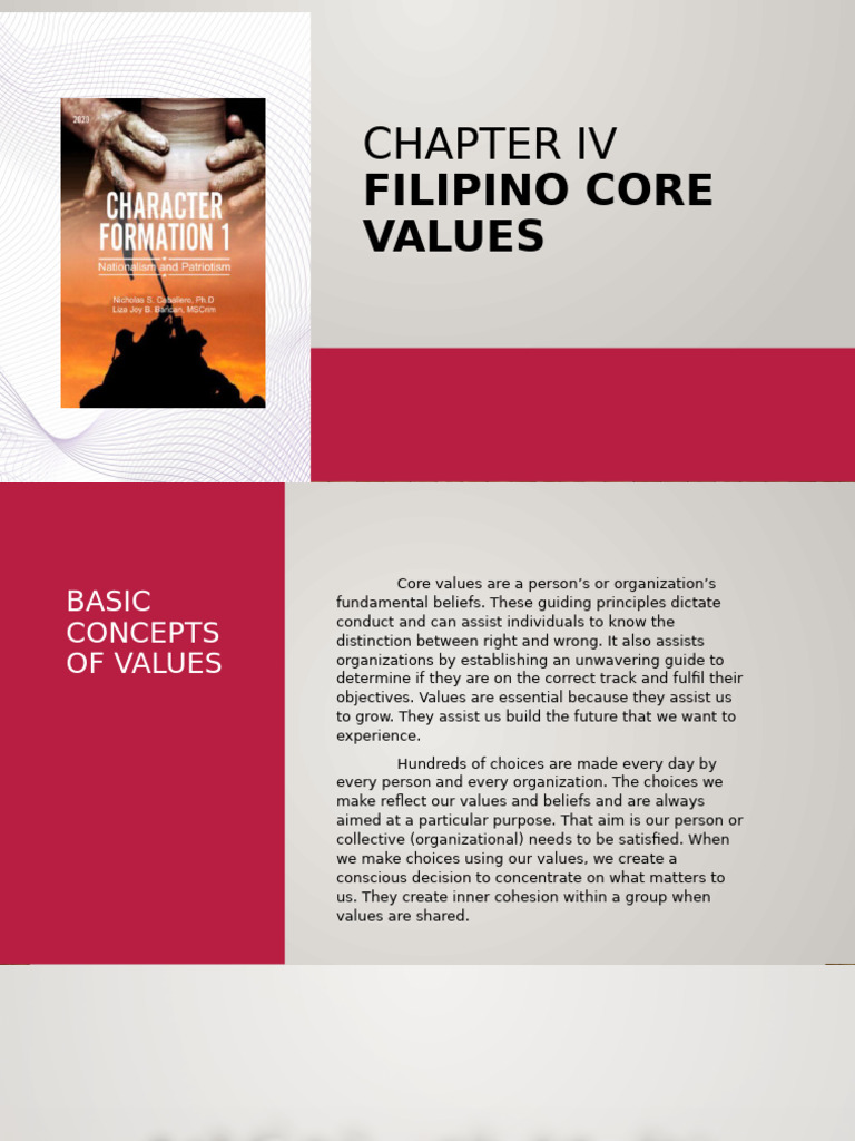Filipino Core Values Explained | PDF | Value (Ethics) | Social Psychology