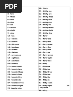 Rectangular Numbers 1 To 100 | PDF