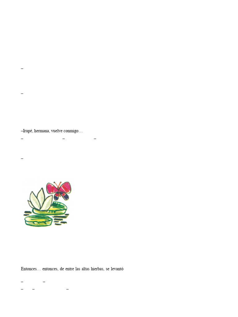 La leyenda de Irupé y Panambí | PDF