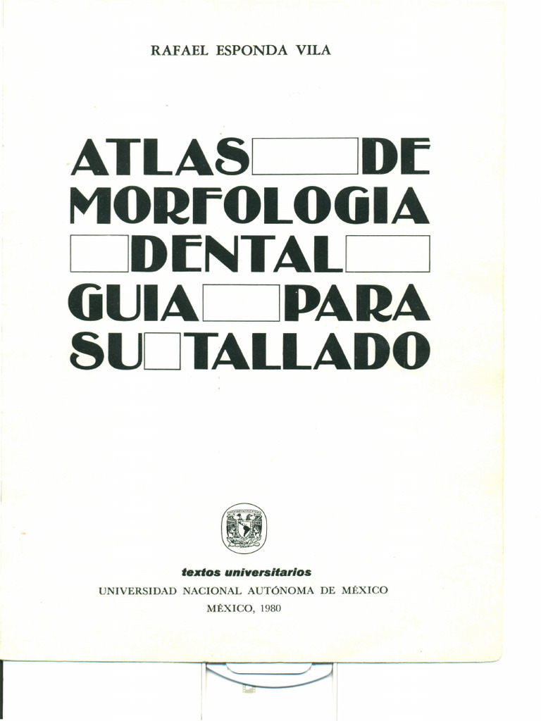 Manual - Esponda Vila | PDF | Ramas de Odontología | Anatomia dental